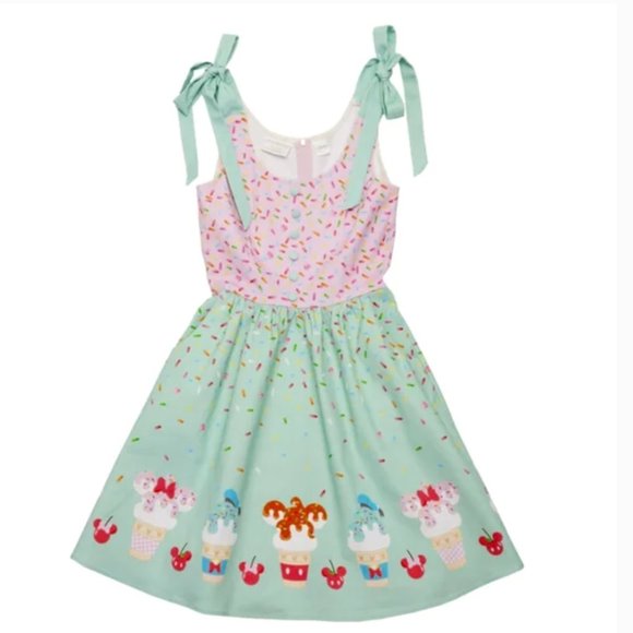 Loungefly | Dresses | Disney Stitch Shoppe Loungefly Minnie Mouse Sweet Treats Mickey Ice Cream ...